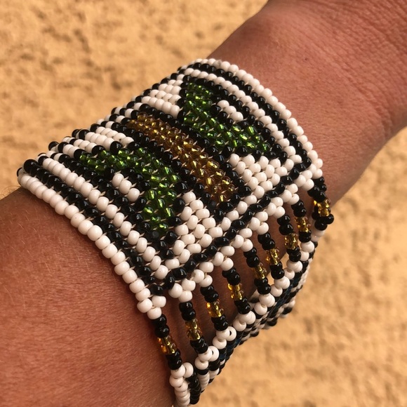 Jewelry | Hand Made Native American Seed Bead Bracelet | Poshmark